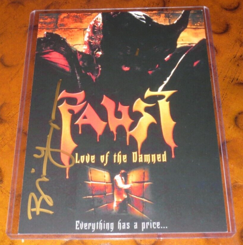 Brian Yuzna signed autographed photo Producer Faust Love of the Damned ...
