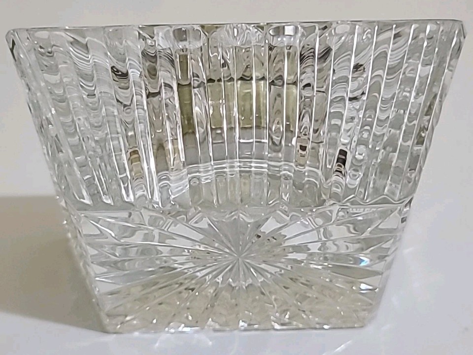 Vintage Waterford Crystal Quartz Clock New Battery! Beveled Edge Desk ...