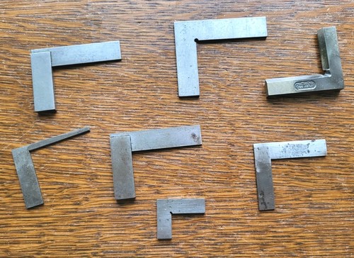 (7) Unbranded Small Squares, Angles, Various Sizes, Machinist Tools | eBay