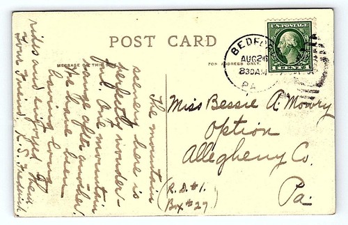 RPPC Real Photo Postcard The Old Toll Gate Everett Pennsylvania | eBay