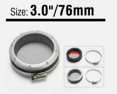 3" Turbo Mesh Guard Screen Inlet Grill Protector 3 inch Boost Junky ...