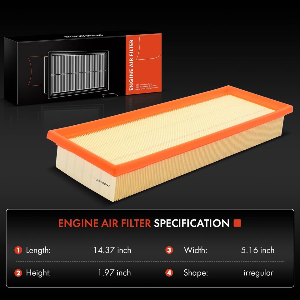 Engine Air Filter for Mini Cooper Countryman Paceman L4 1.6L Naturally ...
