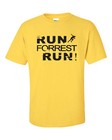 Run Forrest Run Movie Retro Gump Running Workout Funny Men's T-Shirt ...