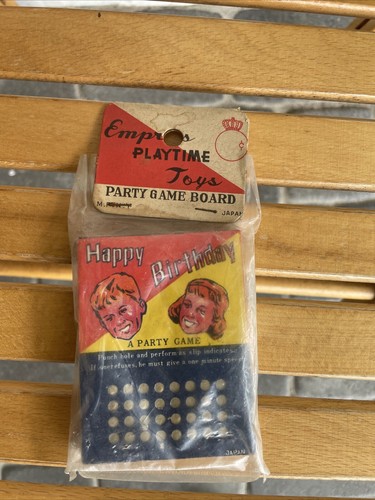 Vintage Playtime Toys Party Game Board Happy Birthday Party Game Sealed ...