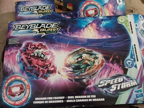 Beyblade Burst Surge Speed Storm Battle Set vex dragon Beyblades | eBay