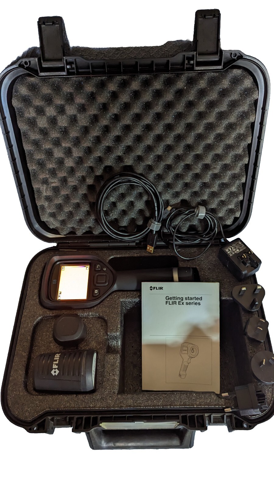 FLIR E8 XT WiFi THERMAL IMAGER CAMERA IR FLIR-E63900 2 Batteries ...