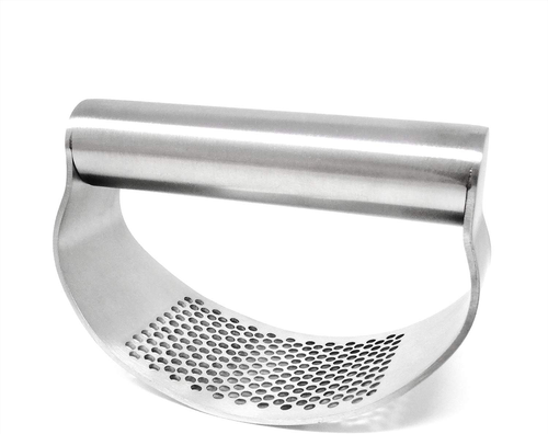 1PCS Stainless Steel Garlic Press Rocker Manual Garlic Crusher Garlic ...