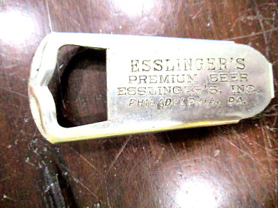 ESSLINGER'S PREMIUM BEER PHILADELPHIA RARE OLD embossed solid bottle ...