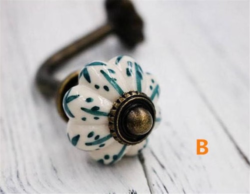 Curtain Tie Backs Hook Decorative Ceramic Pumpkin Wall Hook Coat Hook ...