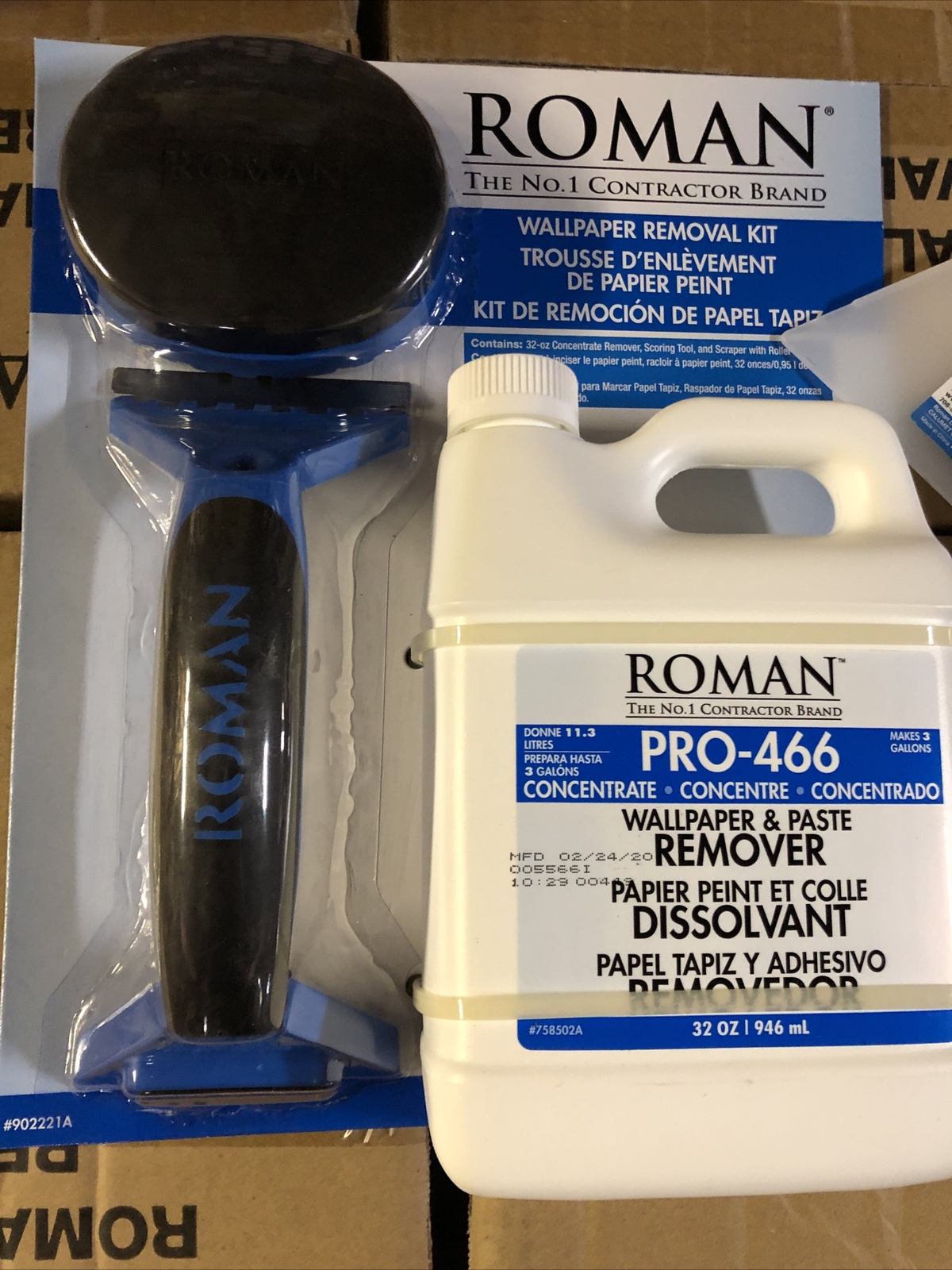 Roman 32oz Wallpaper Removal Kit With Smoothing Tool Brand New | eBay