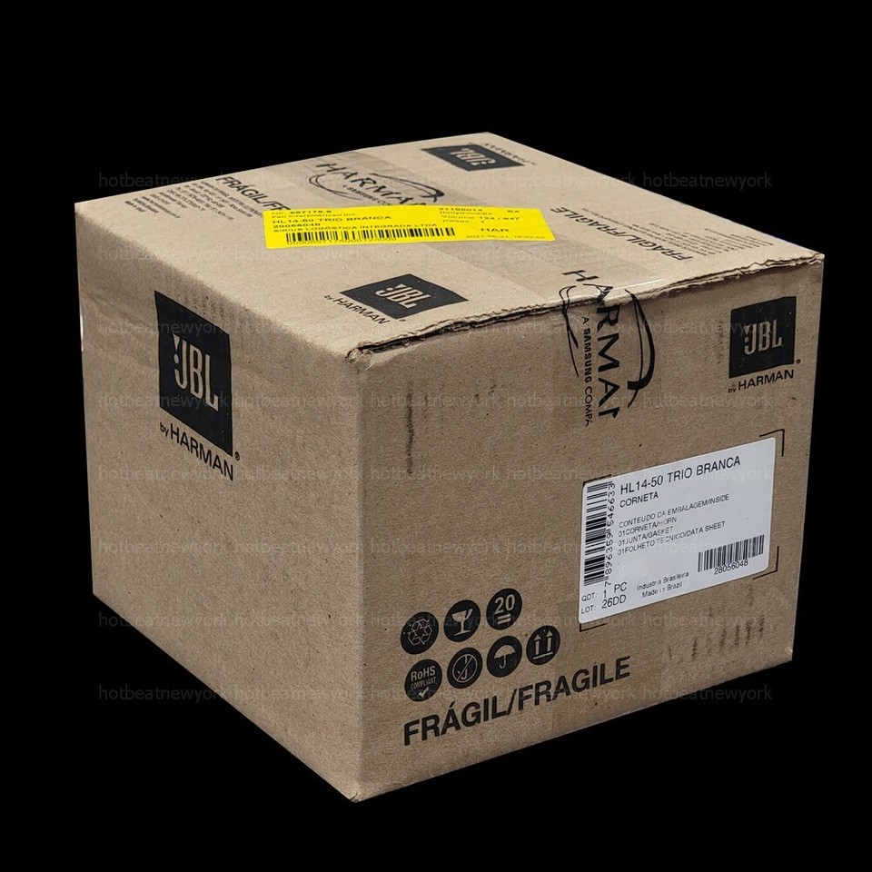 2 x JBL HL14-50 TRIO BRANCA White 2" Exponential Aluminum Horn 45x45 4 ...