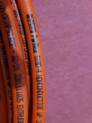 50 feet Parker 518D-4 Nonconductive Hydraulic Hose Thermoplastic Altec ...