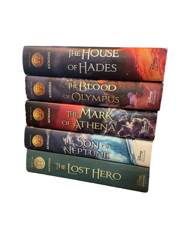 Rick Riordan The Heroes of Olympus Hardcover Complete 5 Book Set | eBay