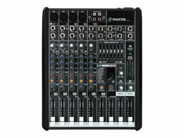 Mackie Profx8 8 Channel FX Mixer With USB for sale online | eBay