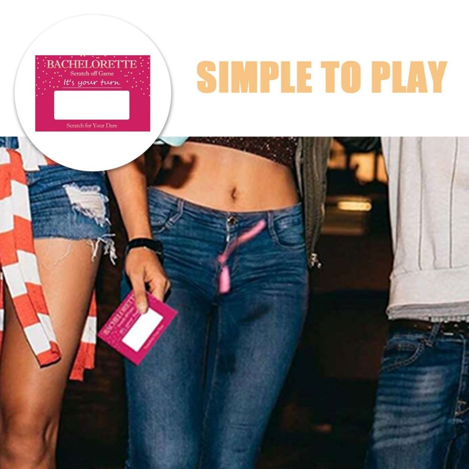 20 Sheets Scratch off Dare Cards Bachelorette Party Games Naughty | eBay Australia