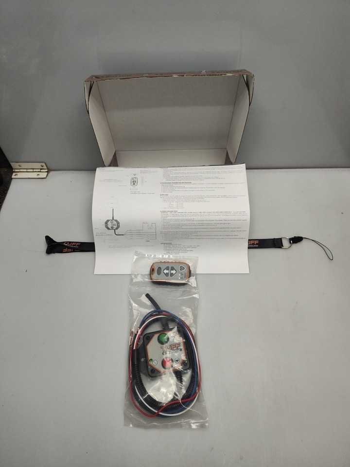 TUFF 2 Button Wireless Remote Kit for Dump Trailers w/ KTI Hydraulic ...