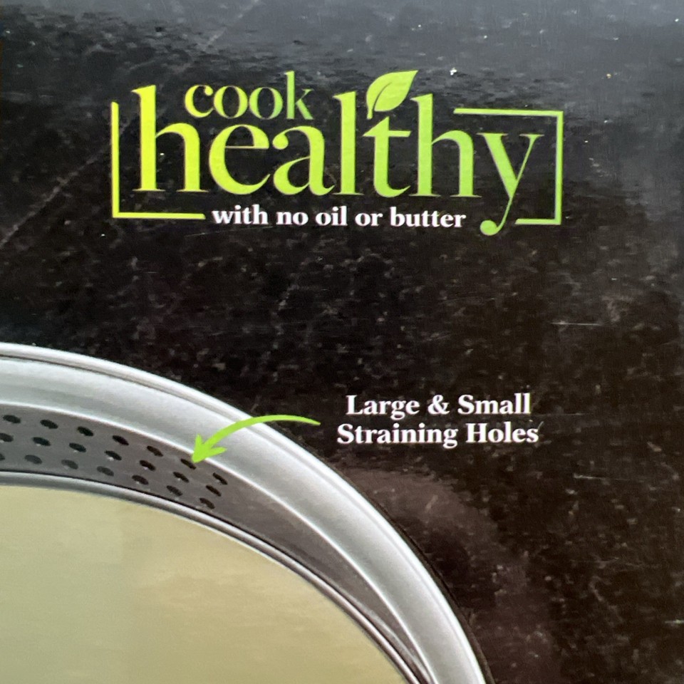 Gotham Steel 5 Qt Nonstick Pasta Pot - Strainer Lid, Twist & Lock ...