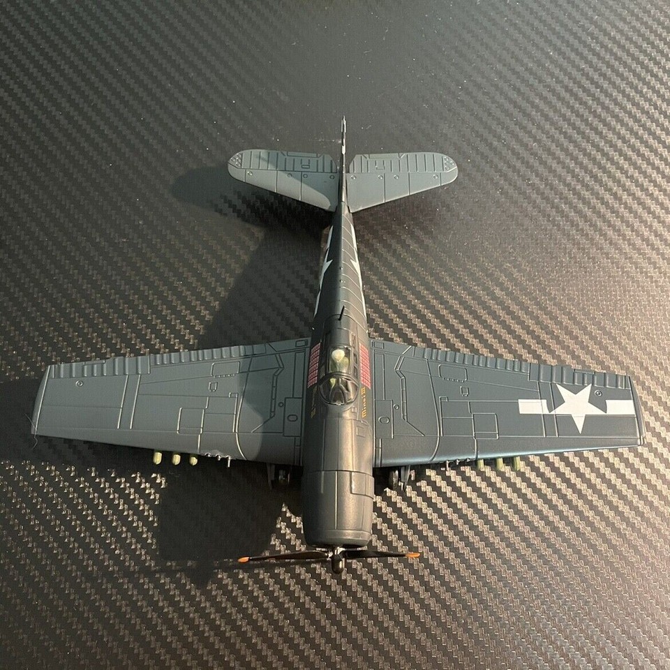 1:72 WWII US. Navy F6F Hellcat Fighter Aircraf Model Diecast Military ...