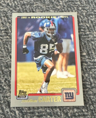 2001 Topps Jonathan Carter #364 Rookie RC New York Giants | eBay