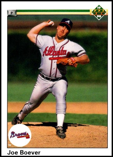 1990 Upper Deck #408 Joe Boever Braves UER | eBay
