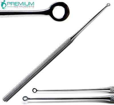 ENT Buck Ear Surgical Curette #3 Blunt Straight 6.5" Veterinary ...