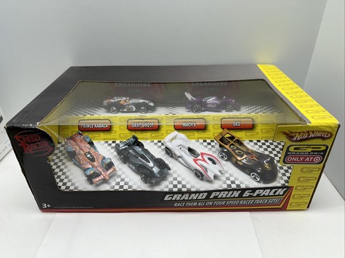 HOT WHEELS SPEED RACER GRAND PRIX 6-PACK TARGET EXCLUSIVE SUPER HARD TO ...
