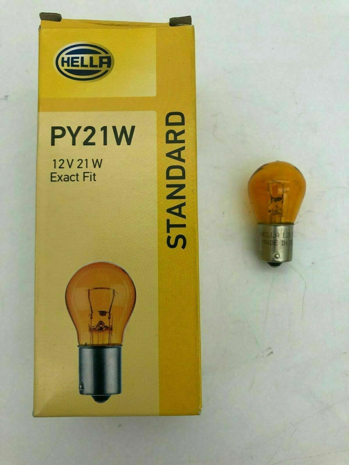 HELLA Indicator light Orange/Amber Bulb PY21W Agila | eBay