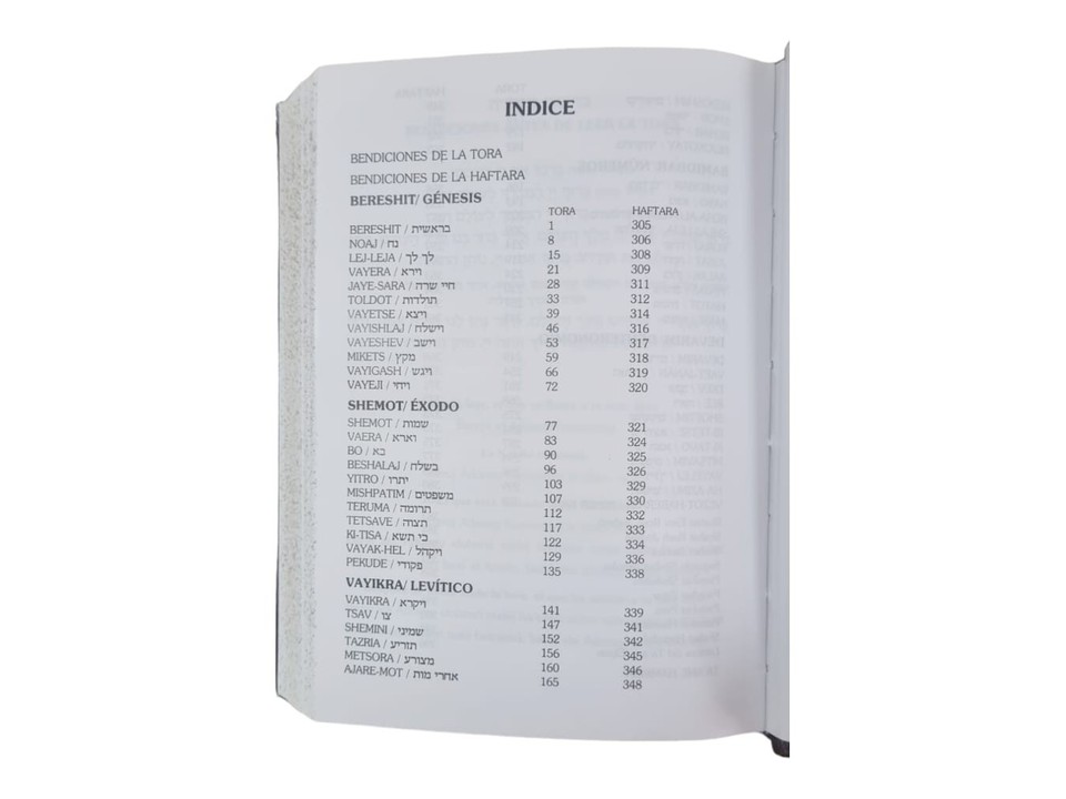 Leather Jewish Torah Book Hebrew Spanish Jewish Chumash Torah Book Con ...