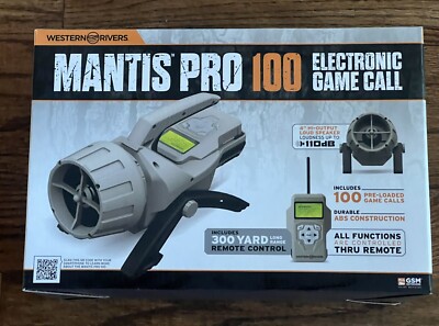 Western Rivers Mantis Pro 100 Electronic Game Call with Remote | eBay