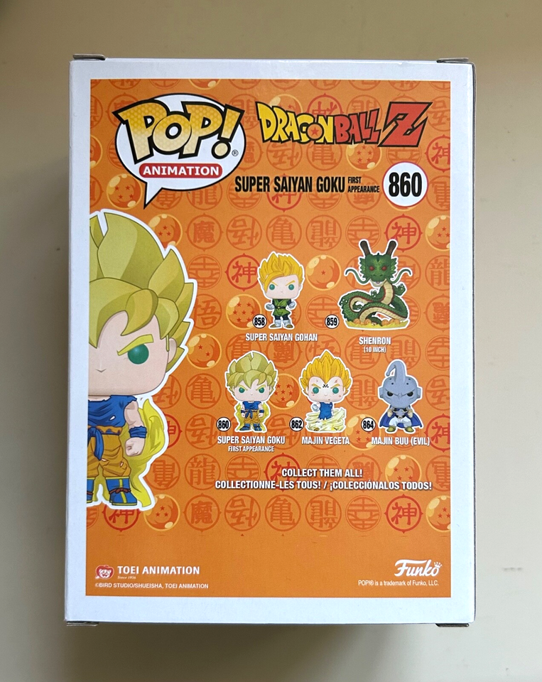 Dragon Ball Z Super Saiyan Goku Pop Animation Figure No. 860 | eBay