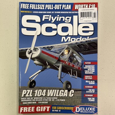 Flying Scale Models Magazine PZL 104 Wilga C July 2023 | eBay