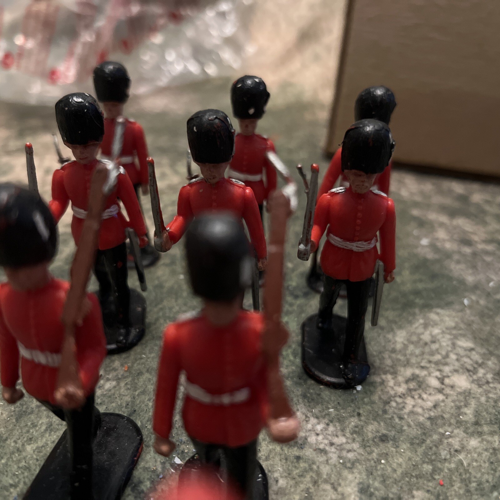 CRESCENT TOYS GUARDS 70mm PLASTIC FIGURES x 10 80577103359 | eBay UK