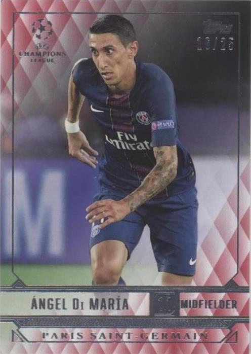 2016-17 Topps UCL Showcase - Angel Di Maria #138 Red /25 for sale ...