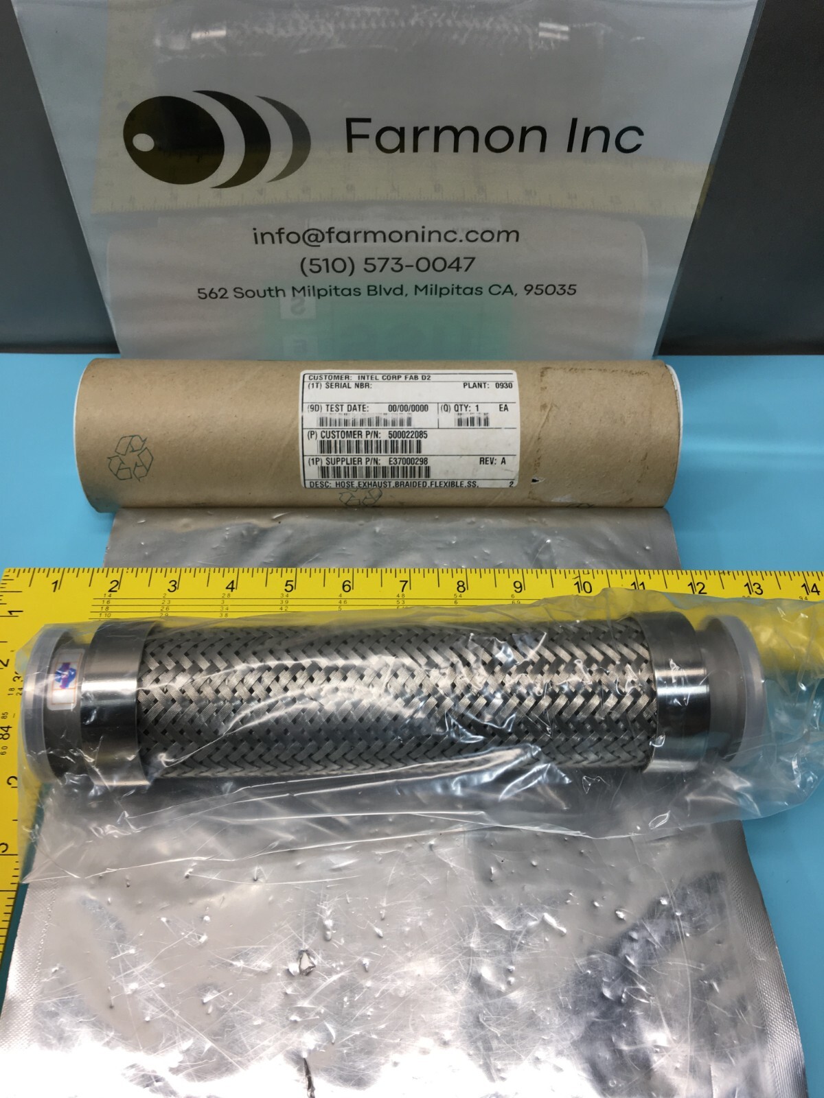 BOC Edwards C10516295 NW40 Braided Flex 250mm P/Line, 134799 | eBay