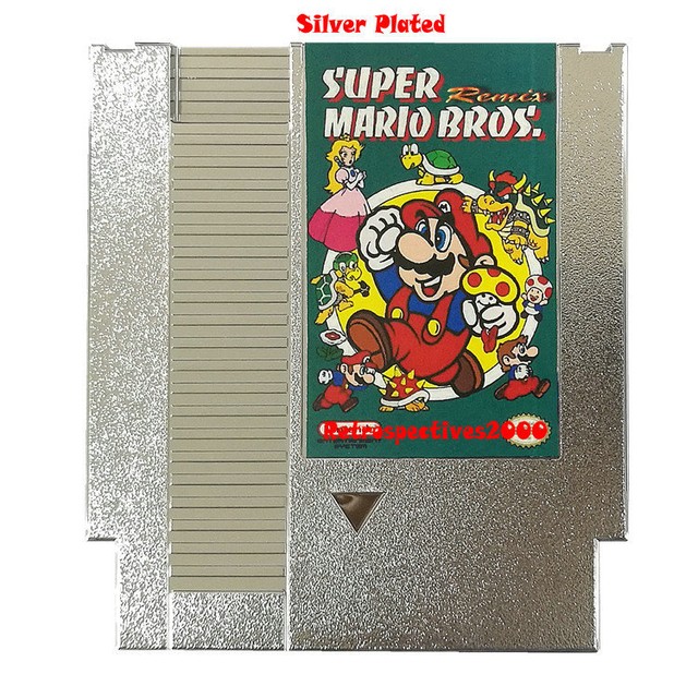 Super Mario Bros Nintendo NES Game 45 IN 1 Remix Multi Cartridge 72Pin ...