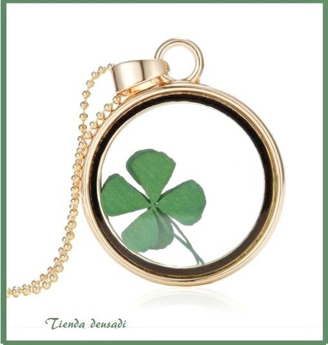 Authentic 4 Leaf Clover Chain And Pendant Lucky Gold Plated | eBay
