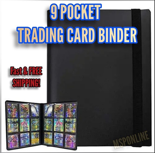 Trading Card Binder - 9 Pocket 360 Cards holder | Sports | TCG ...