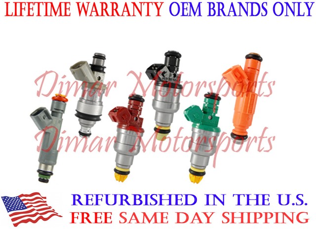 OEM Bosch 0280158287 4pcs Fuel Injectors for 2006-15 MAZDA 3 5 6 Mx-5 ...