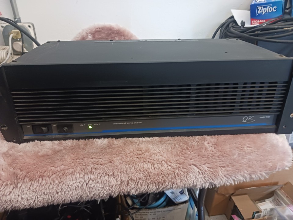 QSC Professional Stereo Amplifier Model: 1400 | eBay