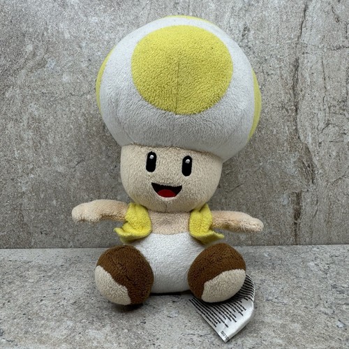 2011 Nintendo New Super Mario Bros Wii Yellow Toad Plush Stuffed Toy 7 ...