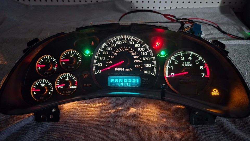 2001-2005 Chevy Impala Monte Carlo Gauge Cluster | eBay
