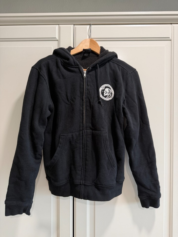 Burning Man Gate Perimeter Exodus Black Hoodie. Size Large/Medium ...