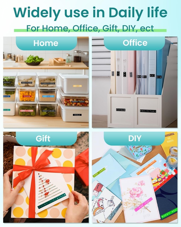 Phomemo Omega S Embossing Label Maker Manual Embossed Label Maker with ...