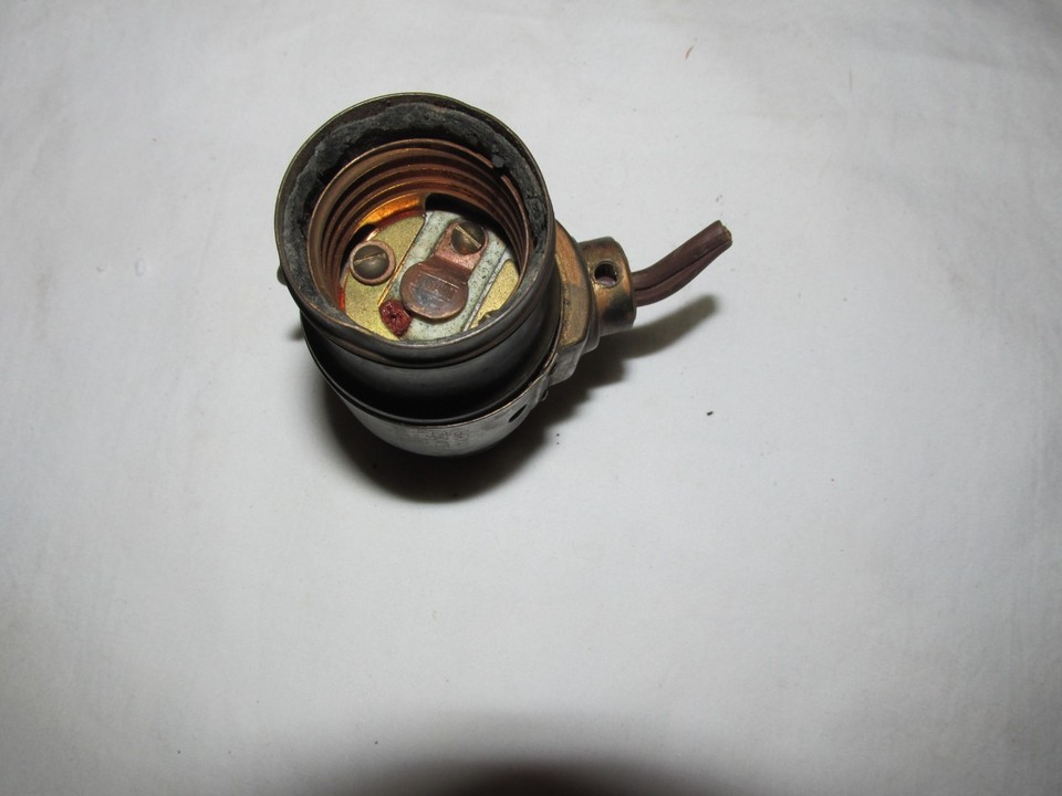 Antique Bryant Double Twin Lamp Light Socket Pull Chain Part | eBay