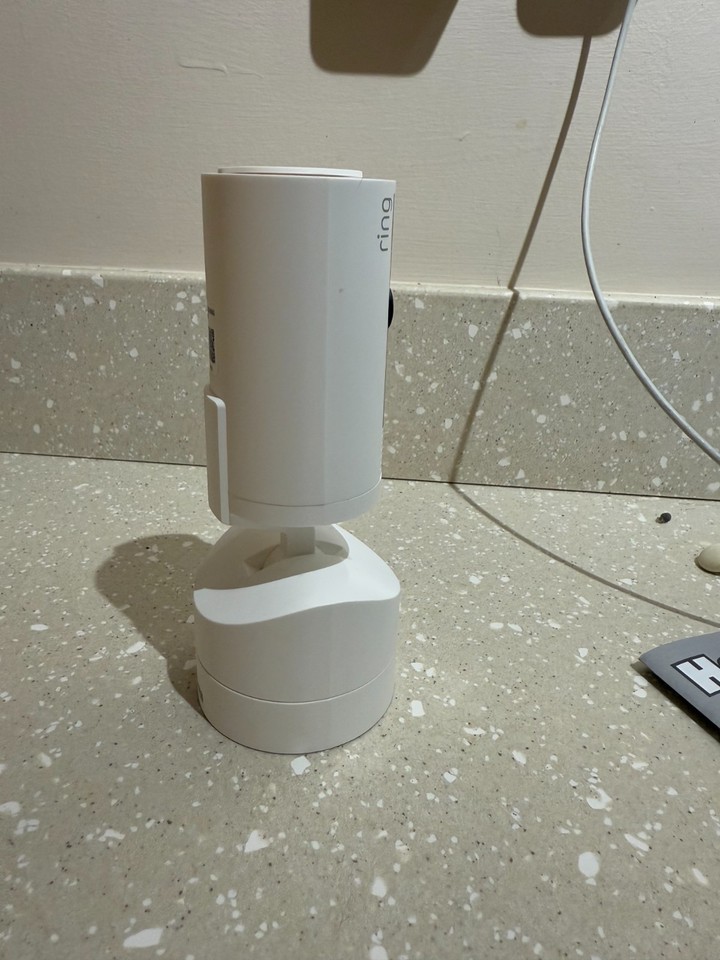 RING Pan-Tilt Indoor Camera HD Plug In 360° Pan /169° Tilt 2 Way Talk ...