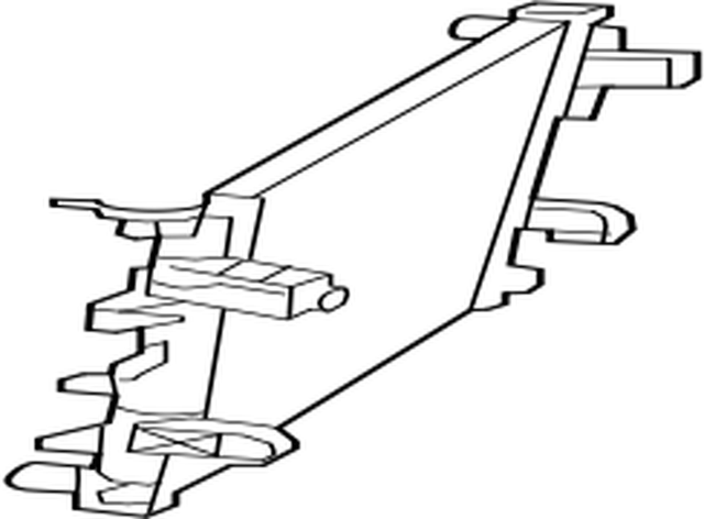 Genuine Chrysler Radiator Engine Cool 55056858AE / 55056858-ae OEM for ...