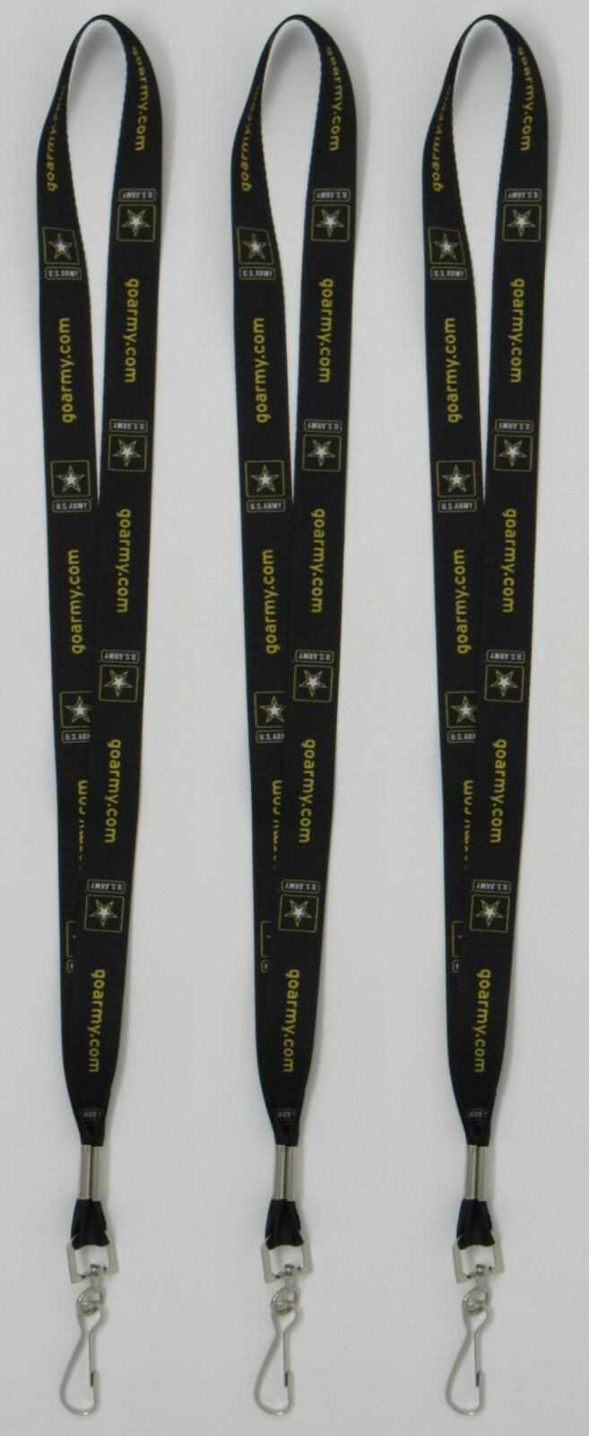 NEW 3-PACK United States US Army Lanyard Keychain GoArmy Badge Card ID ...