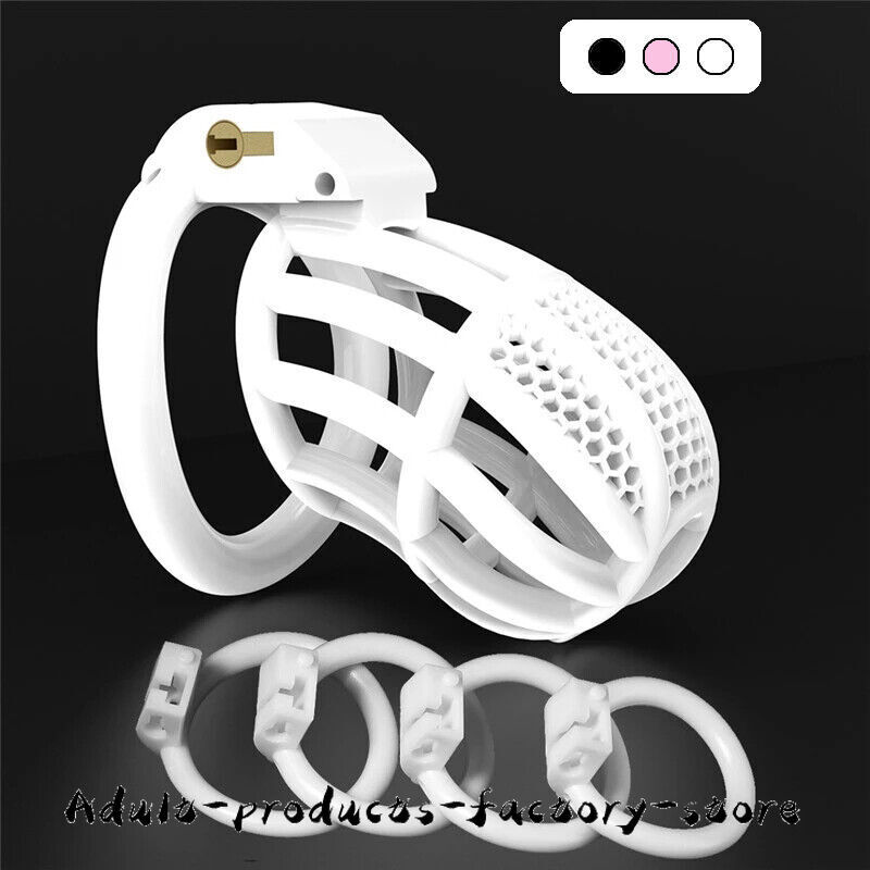 New Design Hollow Sissy Male Chastity Cage Restraint Cage with 4Rings ...