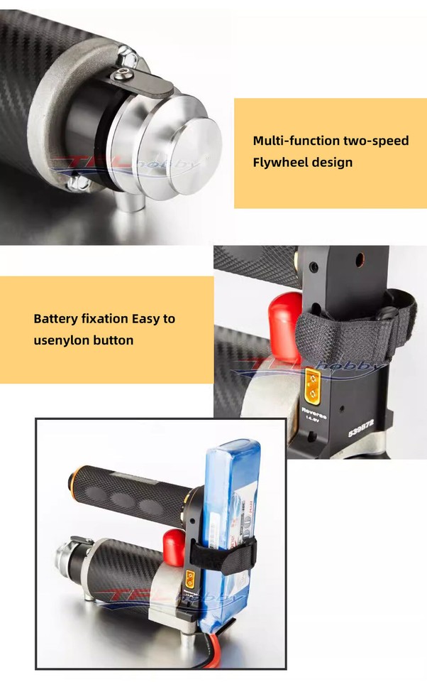 Electric Starter for RC Boat Portable Gasoline Gas Engine Starter Model ...