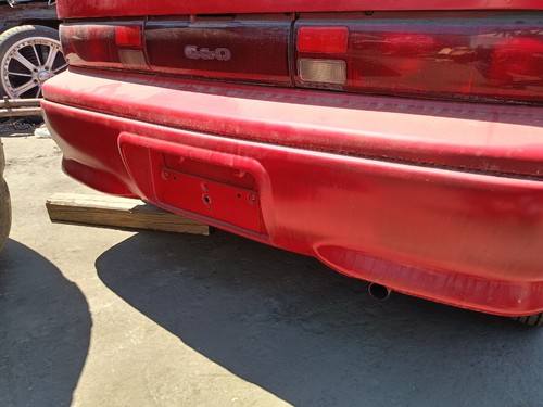 1993 GEO METRO CONVERTIBLE REAR BUMPER USED RED ACTUAL ITEM | eBay